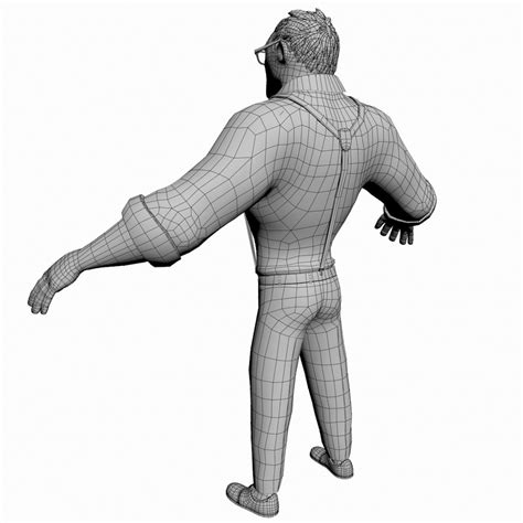 만화 남자 3d 모델 69 Max Unknown Free3d