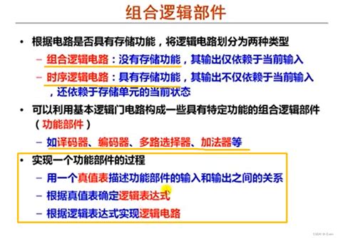 【南京大学】袁春风教授的 计算机系统基础（一）——第3章 运算电路基础 课堂笔记袁春风笔记 Csdn博客