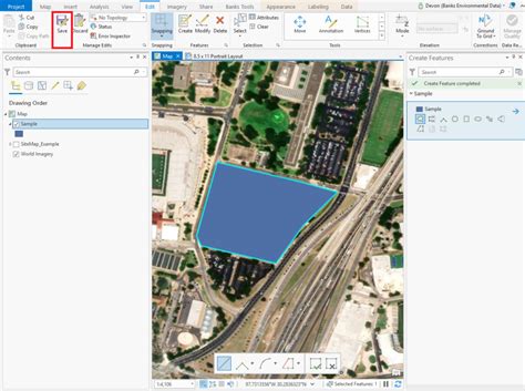 Draw And Edit Feature Class In Arcgis Pro Environmental