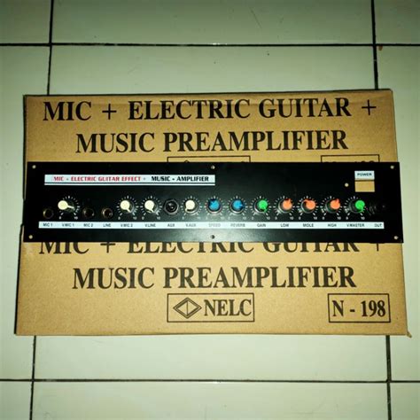 Jual Kit Pre Amplifier Mic Electric Guitar Effect Music Nelc Gitar