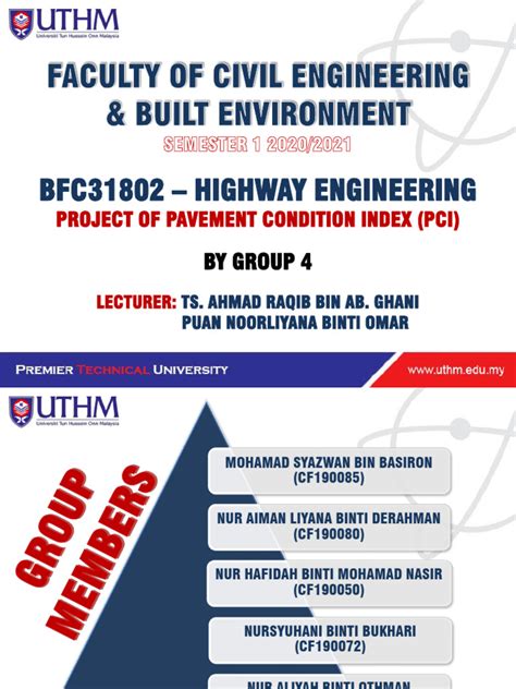 Slides Pavement Condition Index Pci Group 4 Pdf Road Road Surface