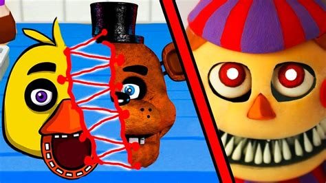 РЕАЛИСТИЧНЫЙ МАЙНКРАФТ АНИМАТРОНИКИ И НОЧЬ УЖАСА ФНАФ МОД Fnaf аниматроники песни анимация Youtube