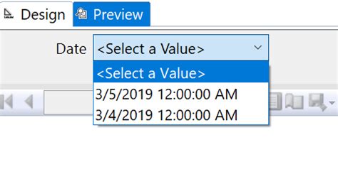 Reporting Services Ssrs Shows Dropdown Instead Of Date Picker Stack Overflow