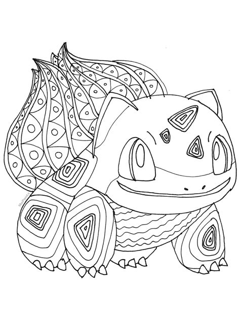Dibujo De Bulbasaur Para Colorear Dibujos Para Colorear Para Imprimir