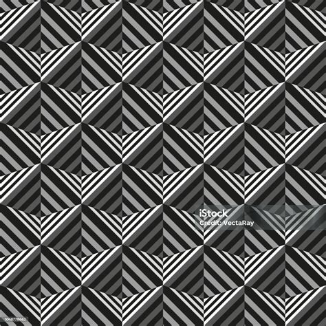 원활한 3d 정사각형 격자 패턴 텍스처입니다 아트 디자인 스타일 배경입니다 0명에 대한 스톡 벡터 아트 및 기타 이미지 0명 3차원 형태 검은색 Istock