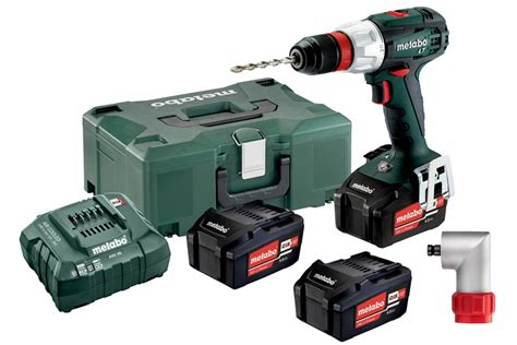Metabo Accuboormachine Bs 18lt Quick Set Met 3x 4ah Li Ion Accus In Metalen Koffer