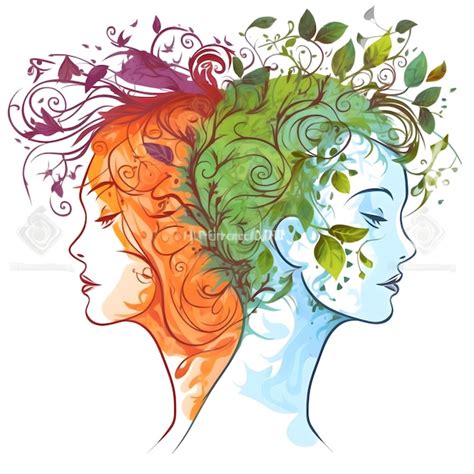Premium Photo Beautiful Girl With Flowers And Leaves In Her Hair