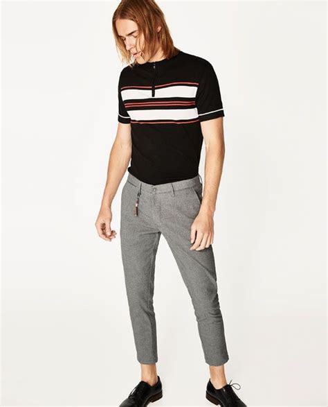 Imagen 4 de PANTALÓN MELANGE de Zara Zara Capri Pants Menswear