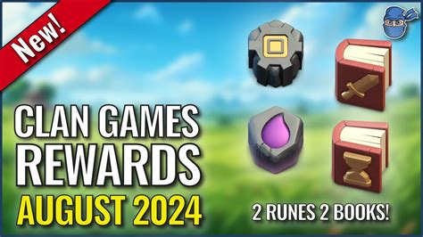 Clan Games Rewards August 2024 Clash Of Clans Youtube