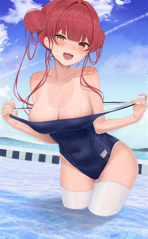 One Piece Swimsuit Pull Danbooru