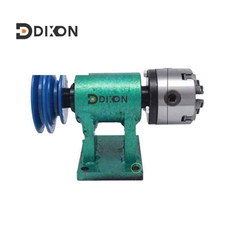 Belt Drive Lathe Spindle With Chuck Three Jaw Power Head Lathe Spindle