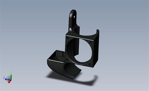 3d打印机挤压机 SOLIDWORKS 2019 模型图纸下载 懒石网