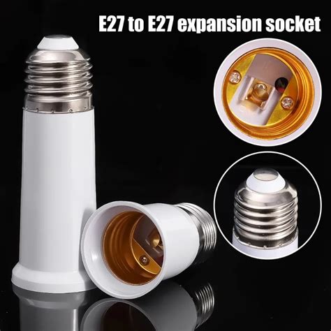 Jual Soket Sambungan Fitting Bola Lampu E27 Konektor Adaptor Lampu