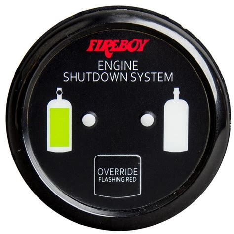 Firebabe Engine Shutdown System Helm Display Defender Marine