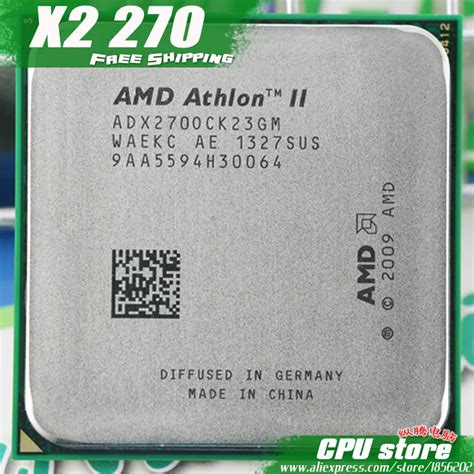 Amd Athlon Ii X Cpu Processor Dual Core Ghz L M W Ghz Socket Am Am