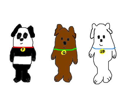 Grizzly Panda And Ice Bear As Puppies By Mikeeddyadmirer89 On Deviantart