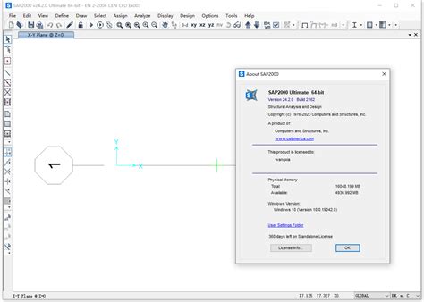 Csi Sap2000 V2420 64位英文版软件安装教程 正阳电脑工作室