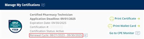 What Are The Dates Of My Recertification Cycle Ptcb Pharmacy
