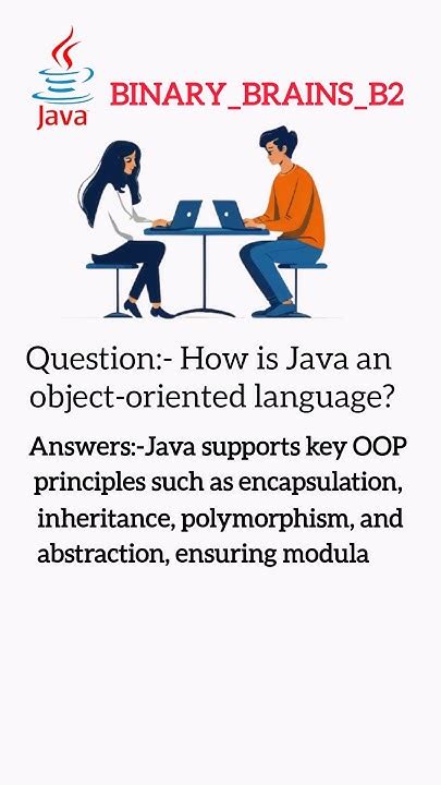 how is java an object oriented language shorts ytshorts binary brains b2 tranding youtube