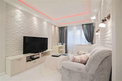 Интериор на студио 45 кв м за младо семейство Интериорен дизайн списание Жилища Diseño De