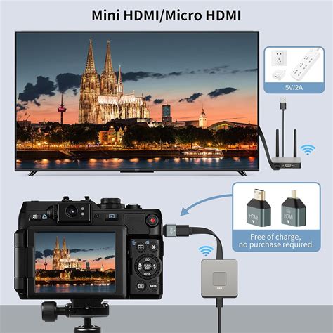 Transmisor y receptor HDMI inalámbrico K extensor HDMI inalámbrico adaptador HDMI inalámbrico