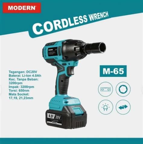 Impact Wrench MODERN M M M Cordless Buka Baut VOLT TORSI