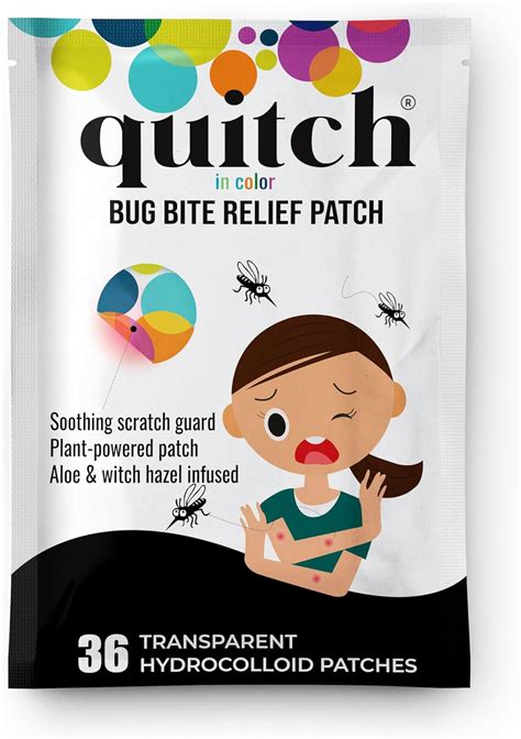 Quitch Mosquito Bite Itch Relief Patch After Bite Insect