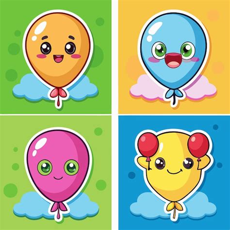 Stickers Para Niños Vector Premium Generado Con Ia
