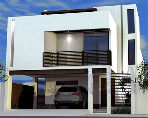 Fachadas De Casas Con Cochera Techada