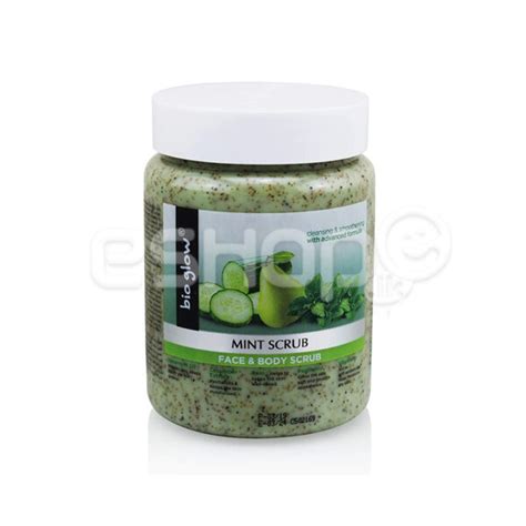 Bio Glow Face And Body Scrub With Mint Flavour 500ml Eshoplk
