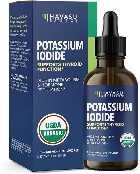 Havasu Nutrition Organic Potassium Iodide Liquid 1 Fl Oz Vitacost