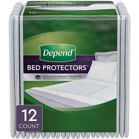 Depend Waterproof Bed Padsunderpads For Incontinence Disposable 36