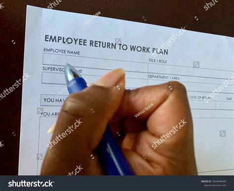Injured Employee Return Work Photos And Images And Pictures Shutterstock