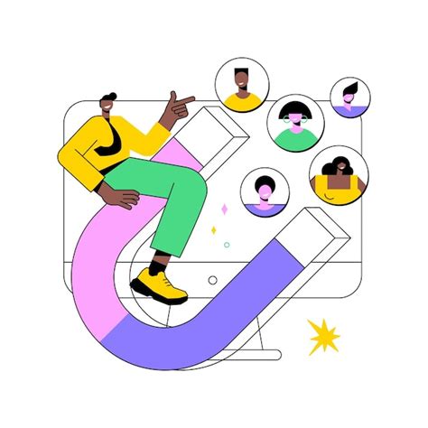 Premium Vector Find Leads Abstract Concept Vector Illustration