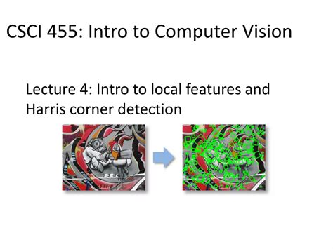 Computer Vision Harris Pptx Computer Vision Harris Pptx