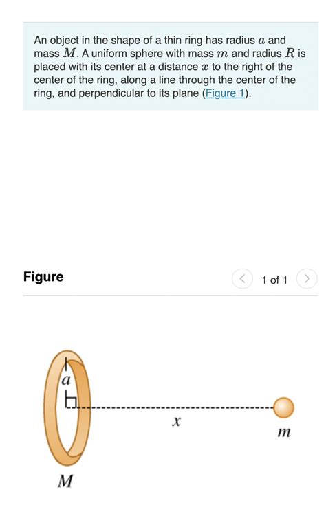 Solved A What Is The Gravitational Force That The Sphere