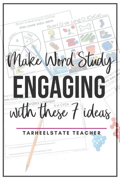 Ideas To Make Word Study Fun And Engaging Artofit