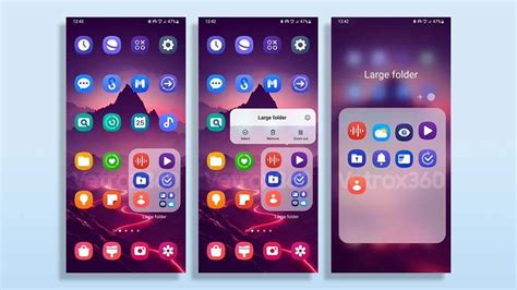 Samsung One Ui 7 首页新功能，文件夹 3×3 布局，在内 App 可以直接用 安卓手赚网