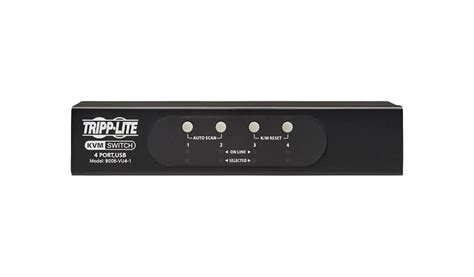 Eaton Tripp Lite Series 4 Port Vga Kvm Switch For Usb Or Ps2 Keyboard