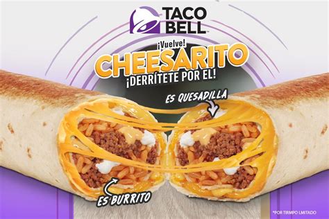 Descubre La Explosión De Sabor Del Famoso Cheesarito De Taco Bell