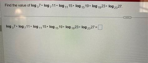 Solved Find The Value Of Chegg