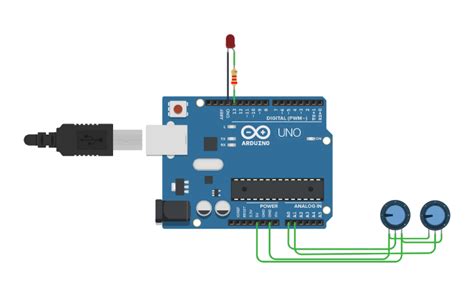 Circuit Design Jednoduchý Wattmeter Tinkercad