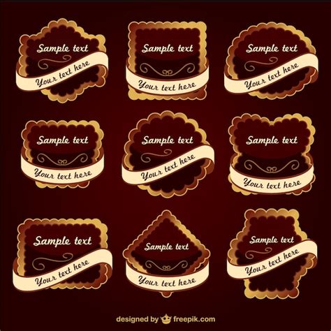 Etiquetas Premium Para Descarga Gratuita Vector Gratis