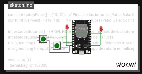 Ledencendidoapagado Wokwi Esp32 Stm32 Arduino Simulator