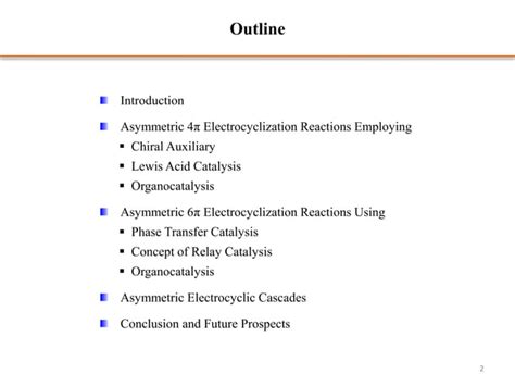 Presentation On Electrocyclic Reactions Ppt