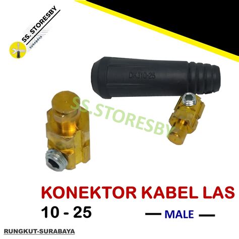 Jual Konektor Kabel Las Male Konektor Mesin Travo Las Colokan Cowok