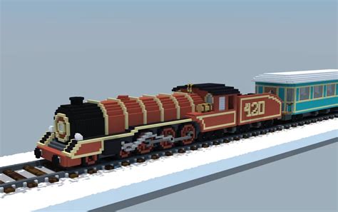 Steam Train Parkour Map Minecraft Map