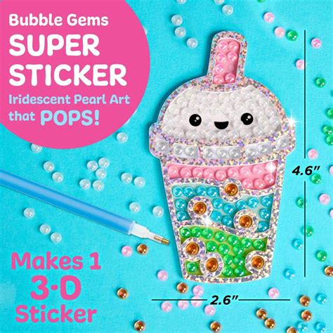 Super Sticker Bubble Tea Bubble Gems Grandrabbits Toys In Boulder