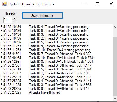 How To Update UI From Another Thread Makolyte