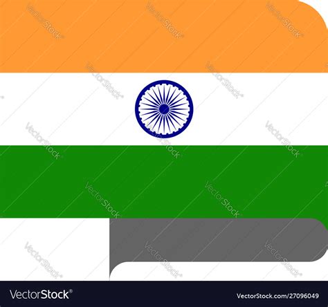 Flag Horizontal Shape Pointer For World Map Vector Image